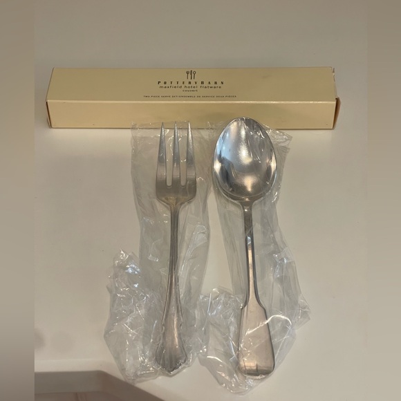 Pottery Barn | Dining | Pottery Barn Maxfield Hotel Flatware 2 Five Piece Place Settings Nib ...